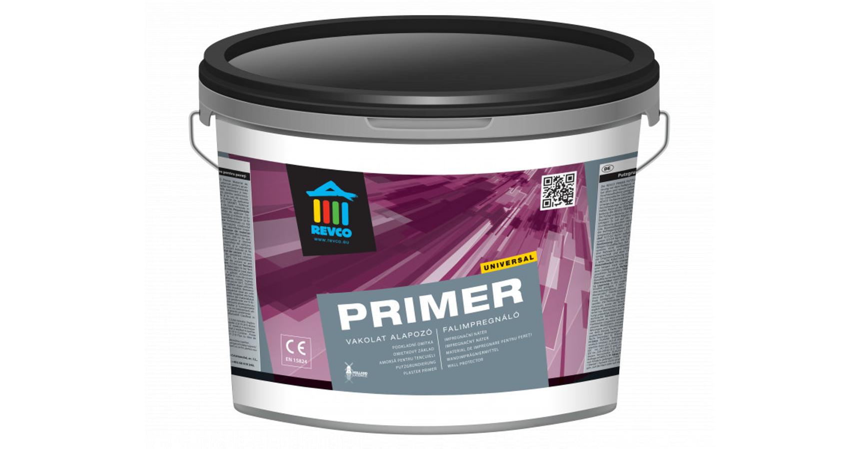 Revco Primer Vékonyvakolat alapozó 15 kg fehér