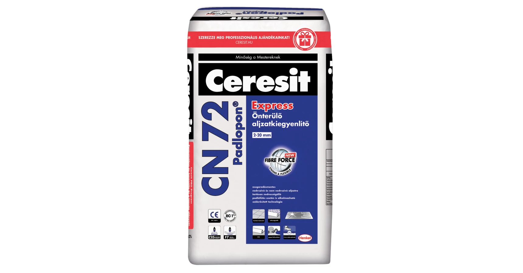 Henkel Ceresit CN 72 (CN 70) Önterülő aljzatkiegyenlítő 25 kg