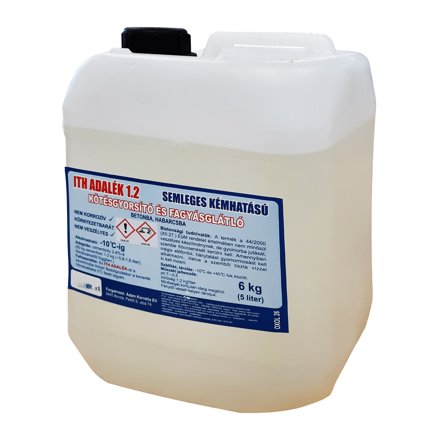 ISOMAT ITH ADALÉK 5L (Fagyásgátló, kötésgyorsító)